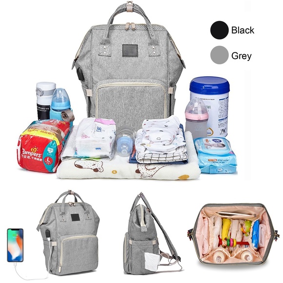 Bags | Large Capacity Baby Nappy Bag Travel Backpack | Poshmark